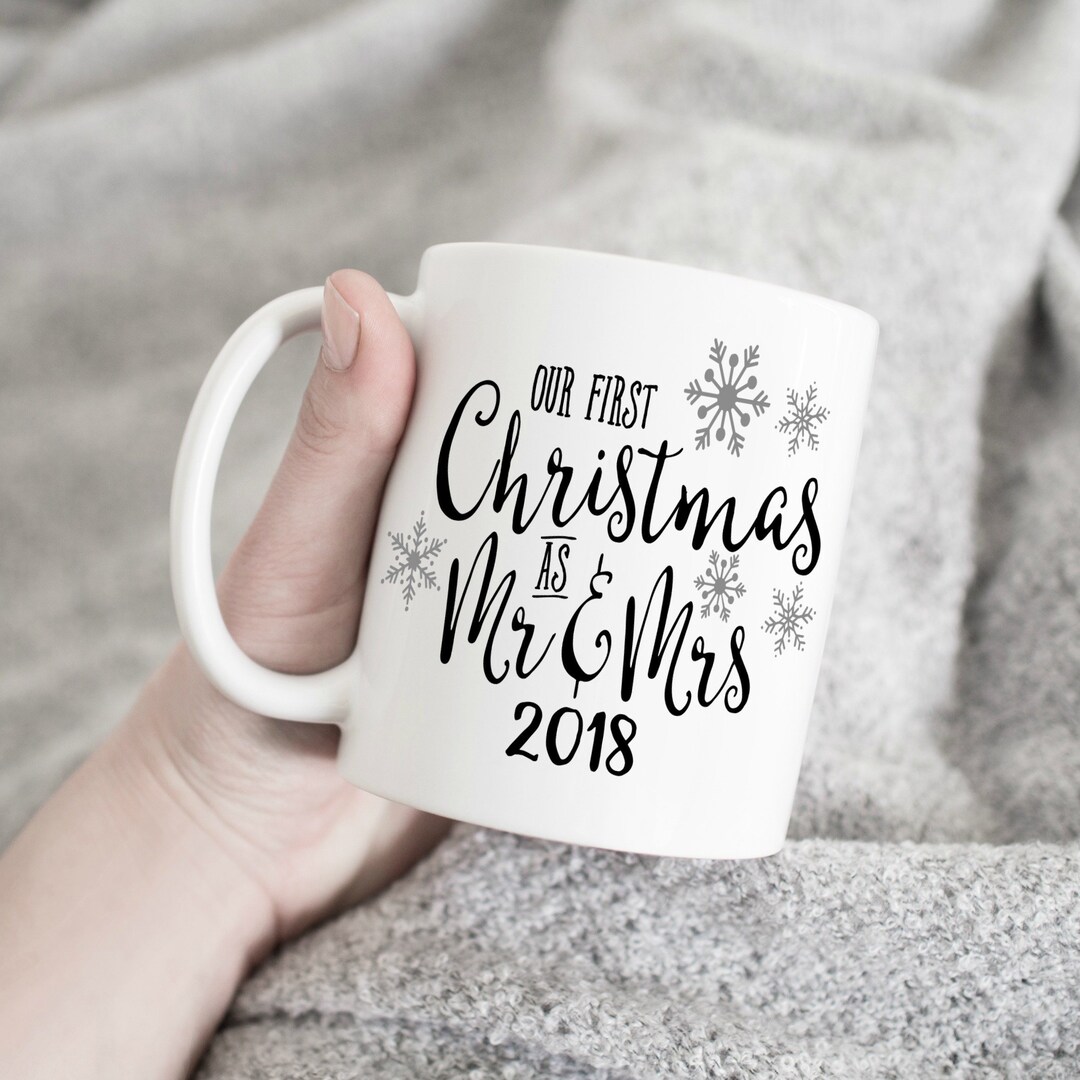 Our First Christmas as Mr and Mrs Coffee Mug Couples Mug Couples ...