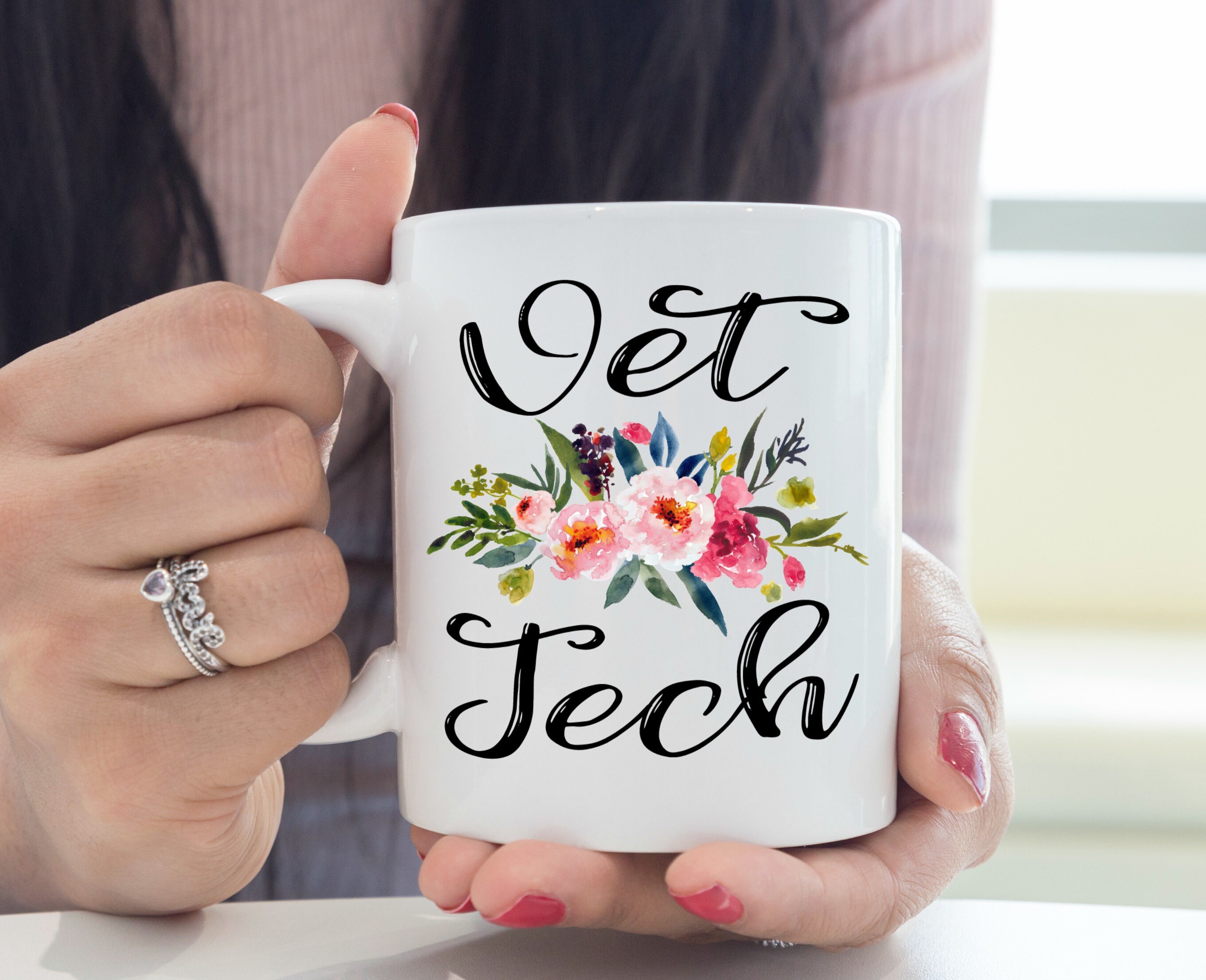 Vet Tech Mug Vet Tech Week Gift Funny Mug Cute Mug - Etsy