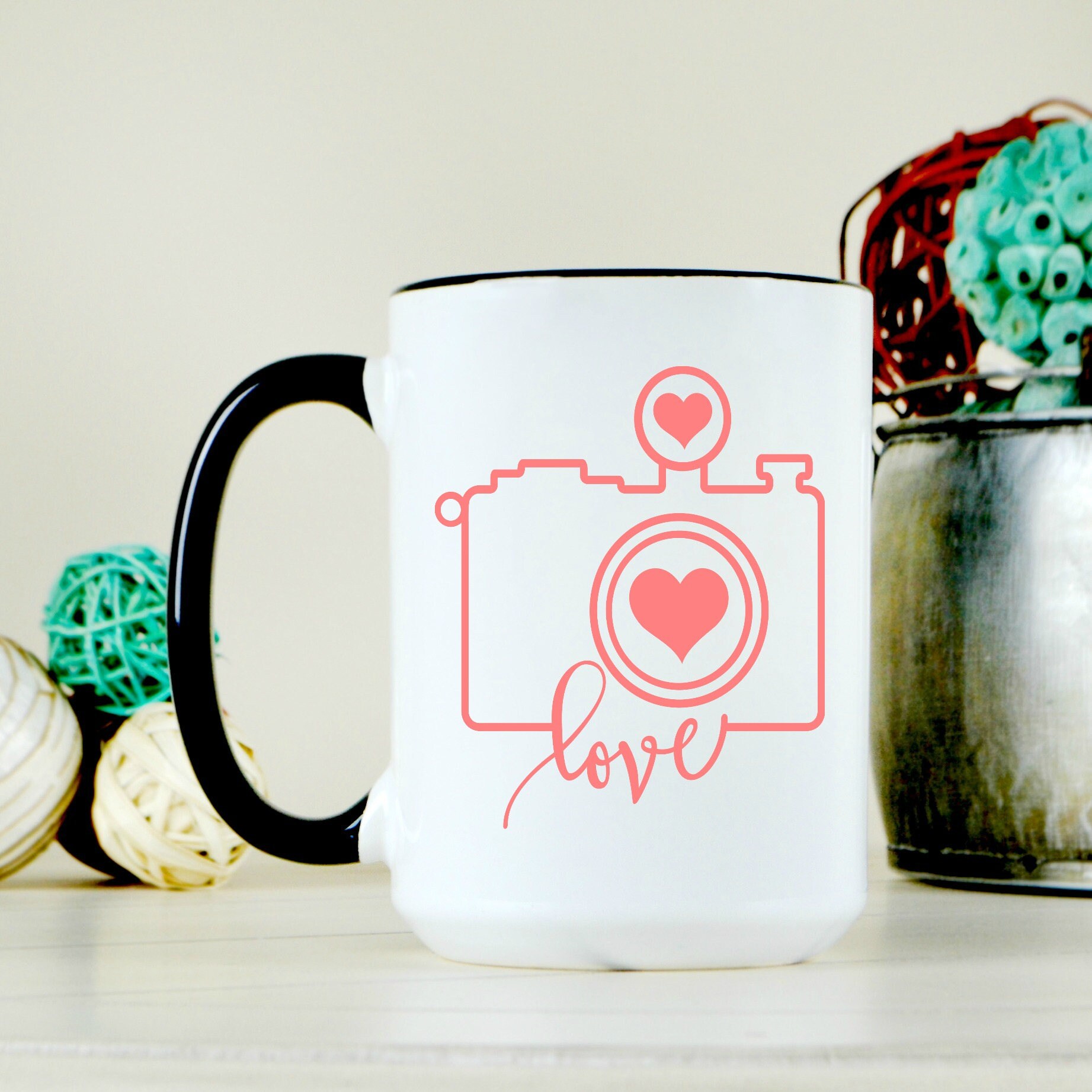 Love Camera Mug Photographer Gift Coffee Mug Cute Coffee - Etsy