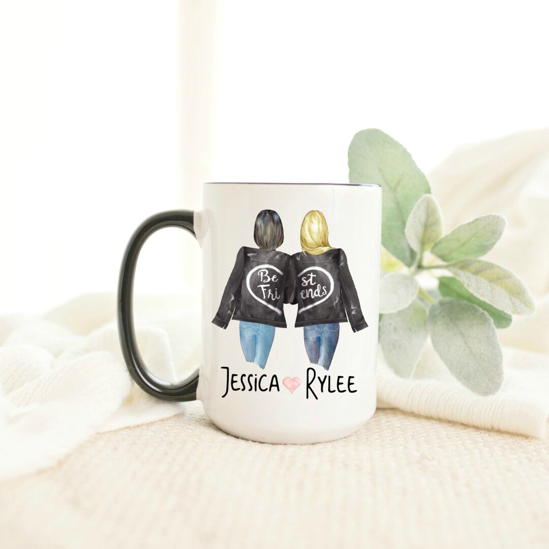 Long Distance Friendship - Best Friends Coffee Mug - State to State Mug ...