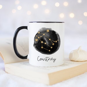 Astrology Coffee Mug, Star Sign Constellation Mug, Zodiac Gift Idea ...