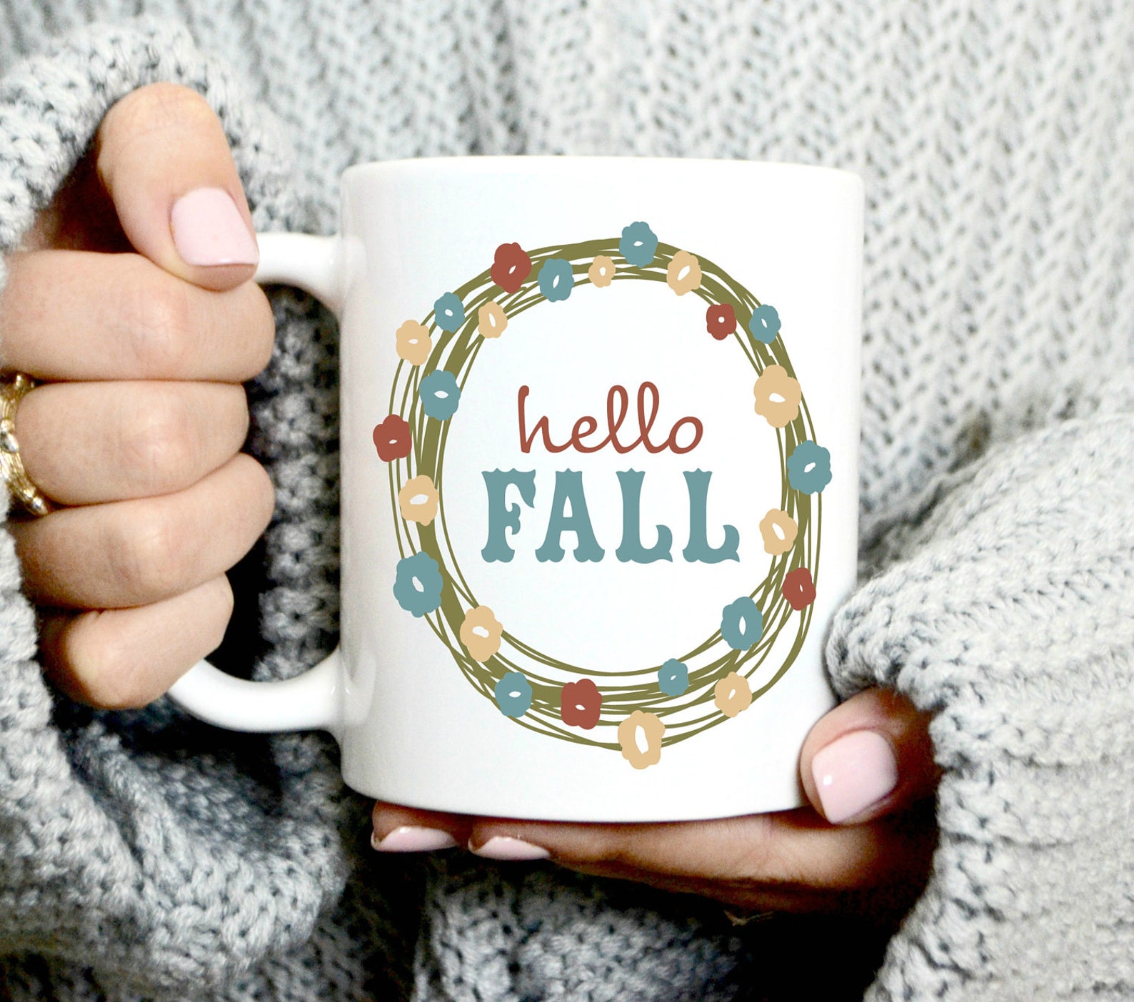 Happy Fall Coffee Mug Fall Mug - Etsy