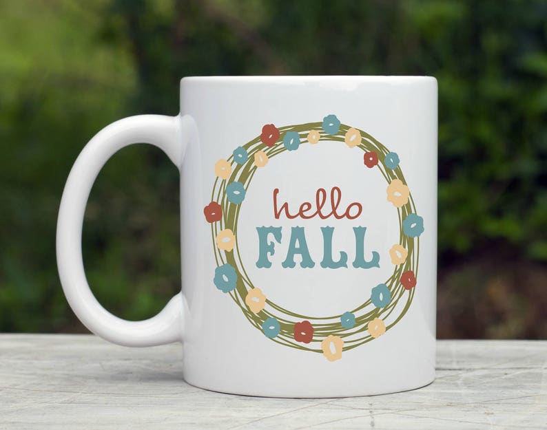 Happy Fall Coffee Mug Fall Mug - Etsy