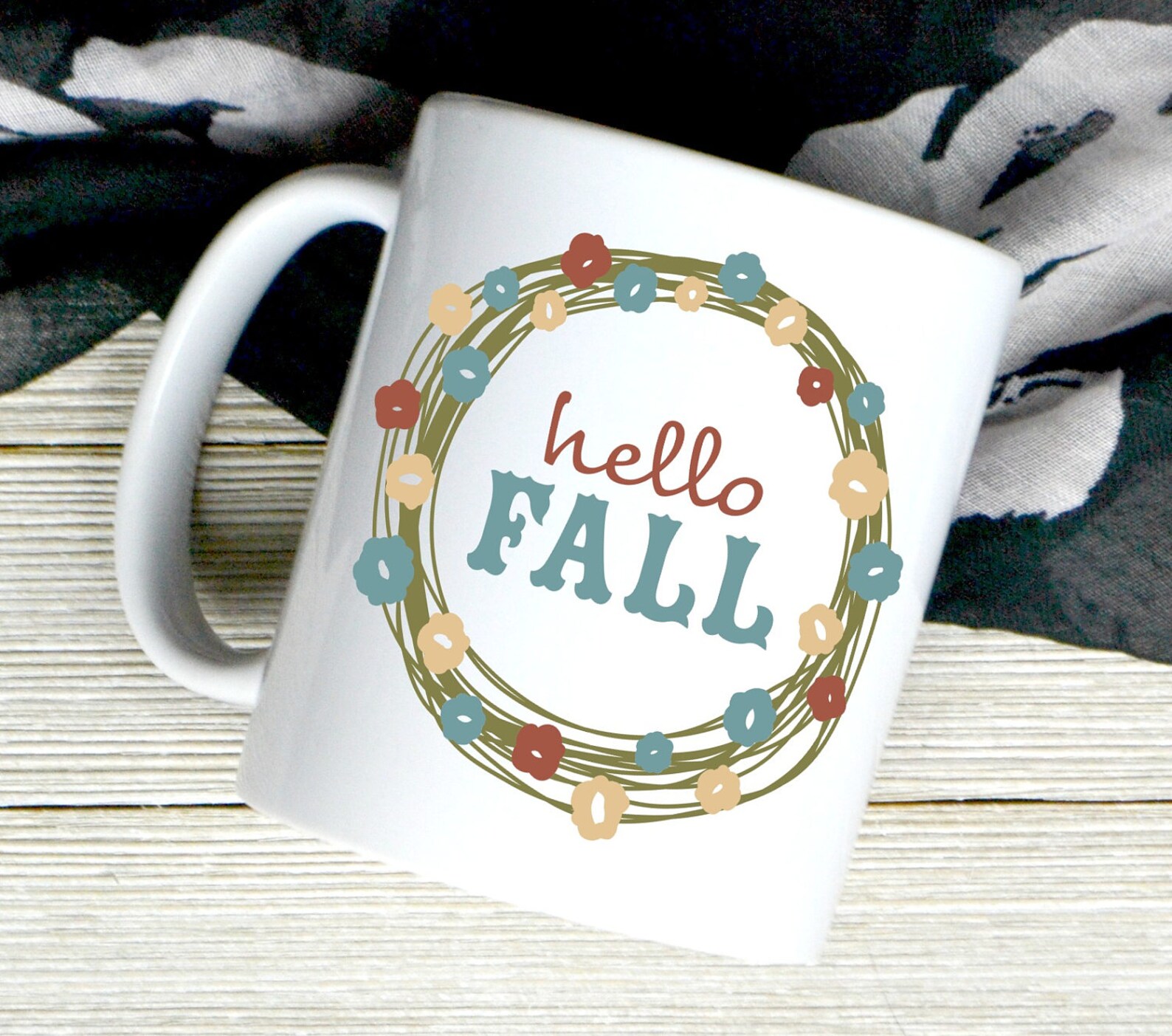 Happy Fall Coffee Mug Fall Mug - Etsy