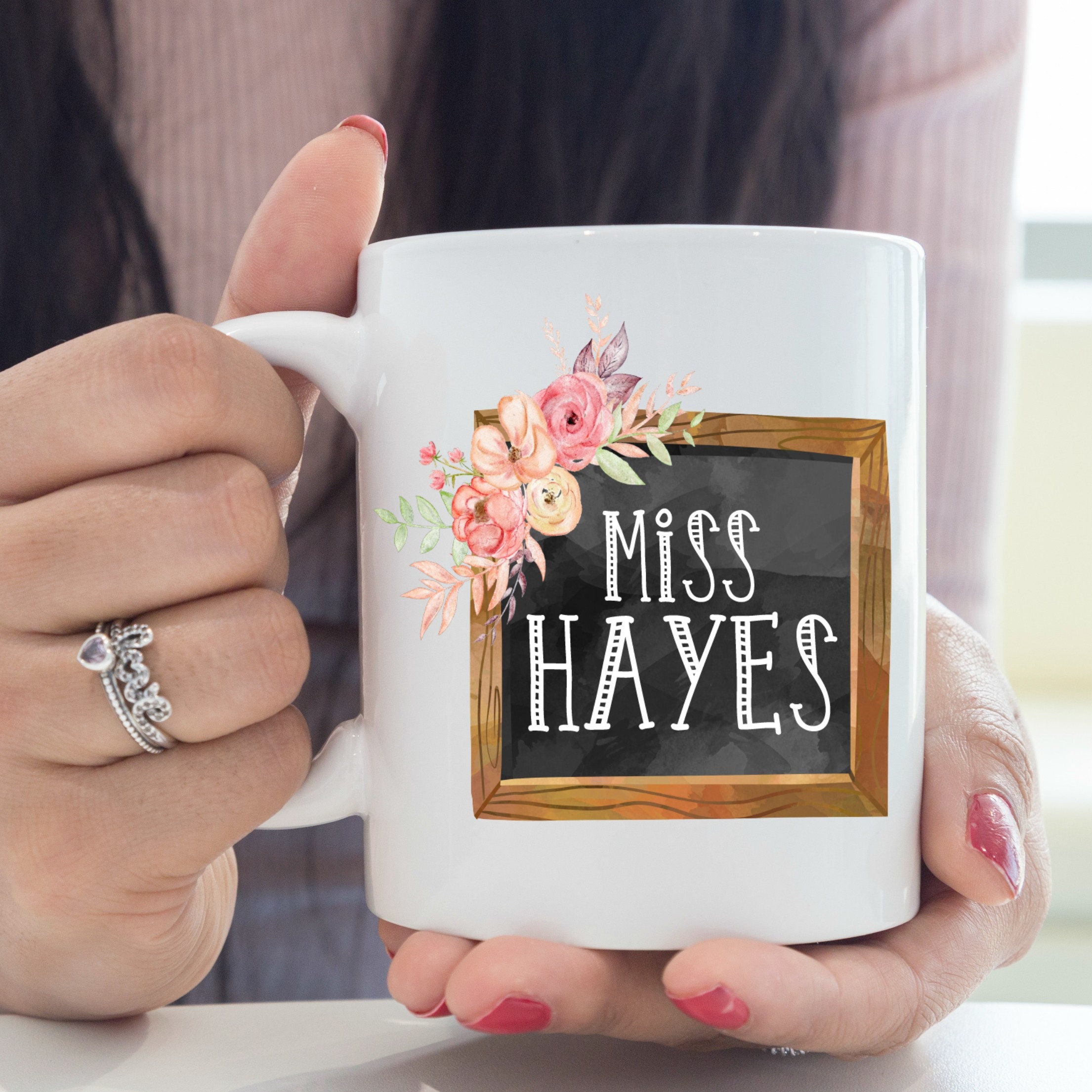 Custom Teacher Mug Teacher Appreciation Coffee Mug | Etsy