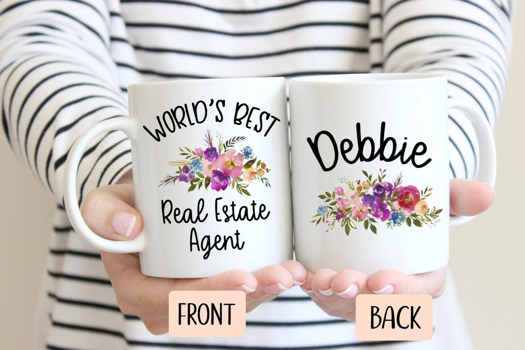 World's Best Real Estate Agent Coffee Mug, Realtor Coffee Mug, Realtor ...