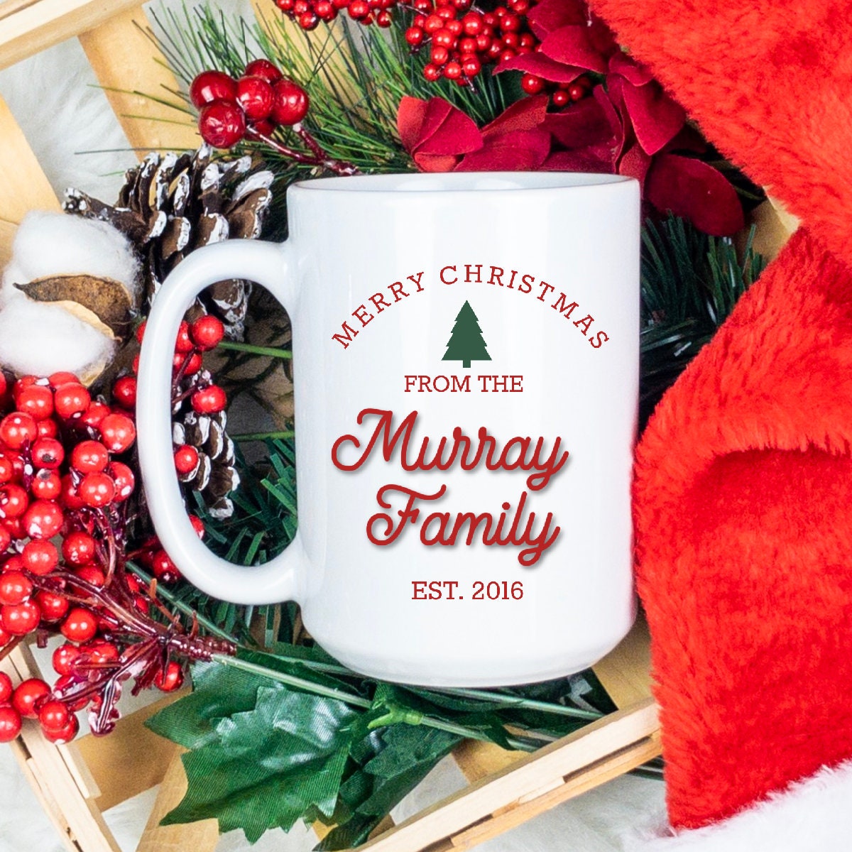 Taza de Navidad personalizada taza de Navidad de la familia | Etsy Taza de Navidad personalizada taza de Navidad de la familia | Etsy