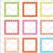 Square Monogram Frame SVG Bundle, Square Monogram SVG, Square Frame ...