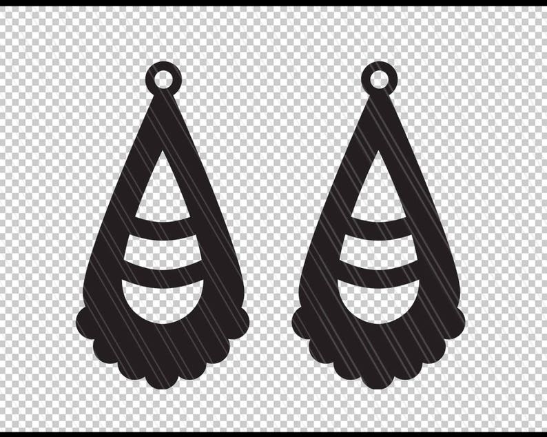 Tear Drop Earrings Earring Svg Jewelry Svg Dxf Cut - Etsy