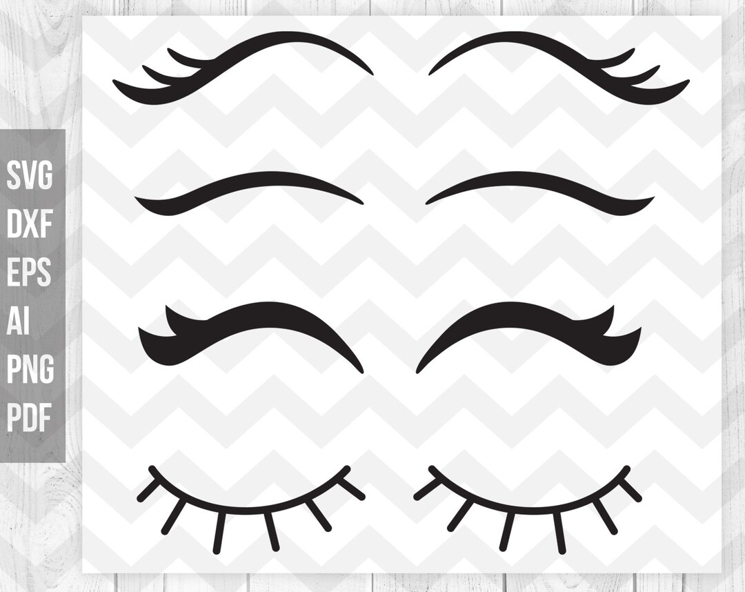 Eyelashes SVG, Lashes Svg, Eyelashes Clipart, Eyelash Vector, Fashion ...