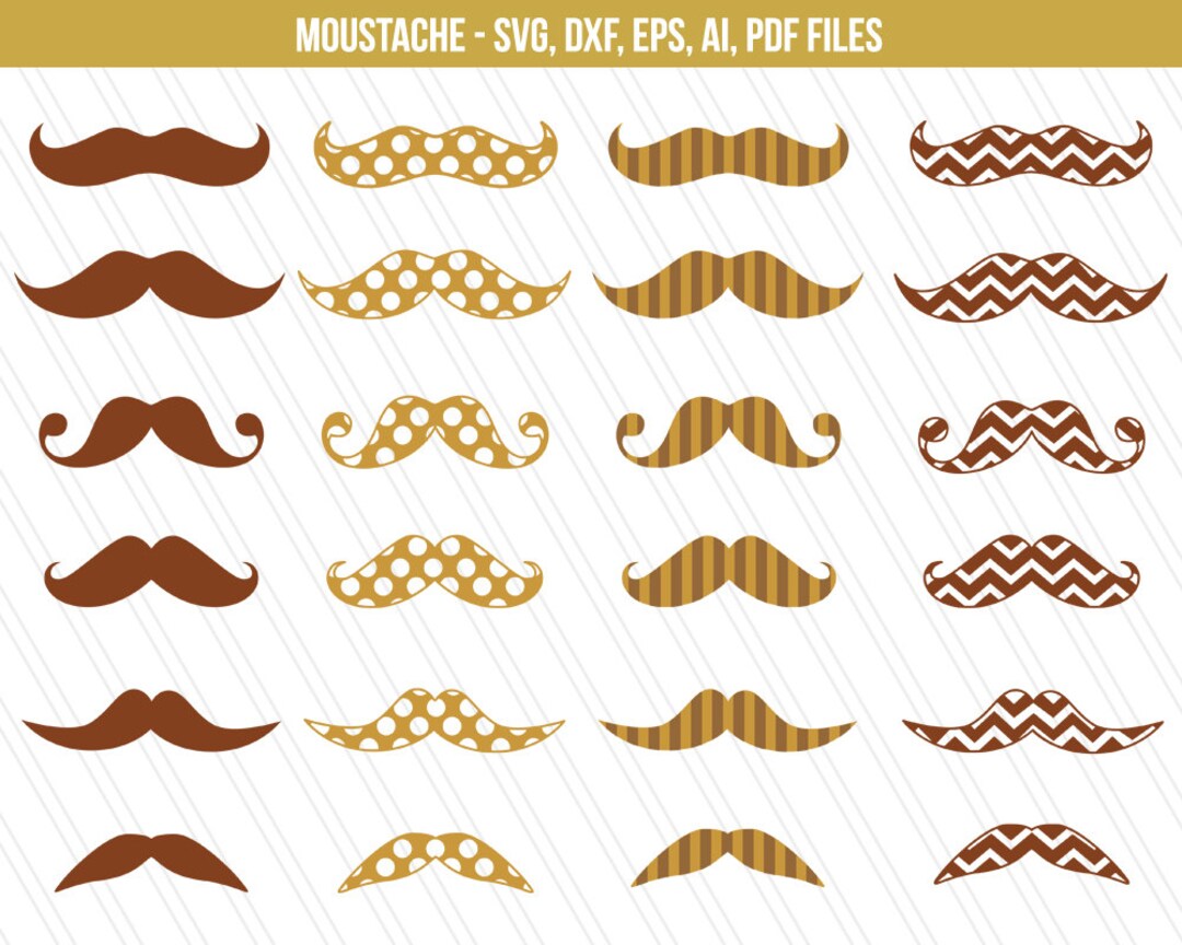 Mustache svg file, Mustache clipart, Photo prop svg, Fathers day svg ...