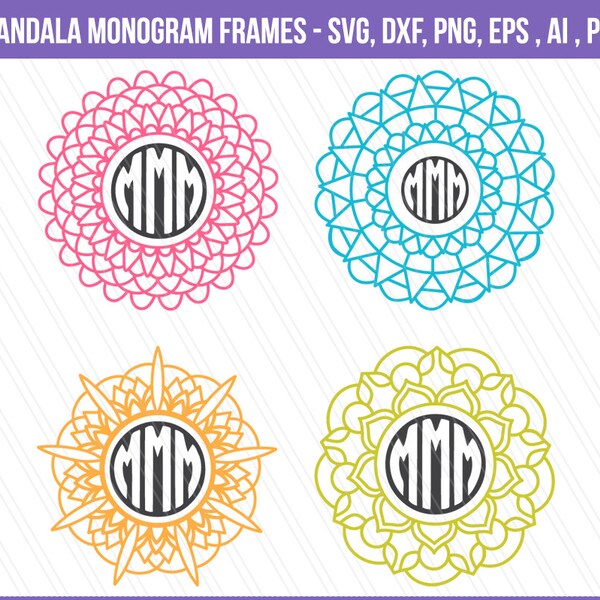Monogram Frames - Etsy