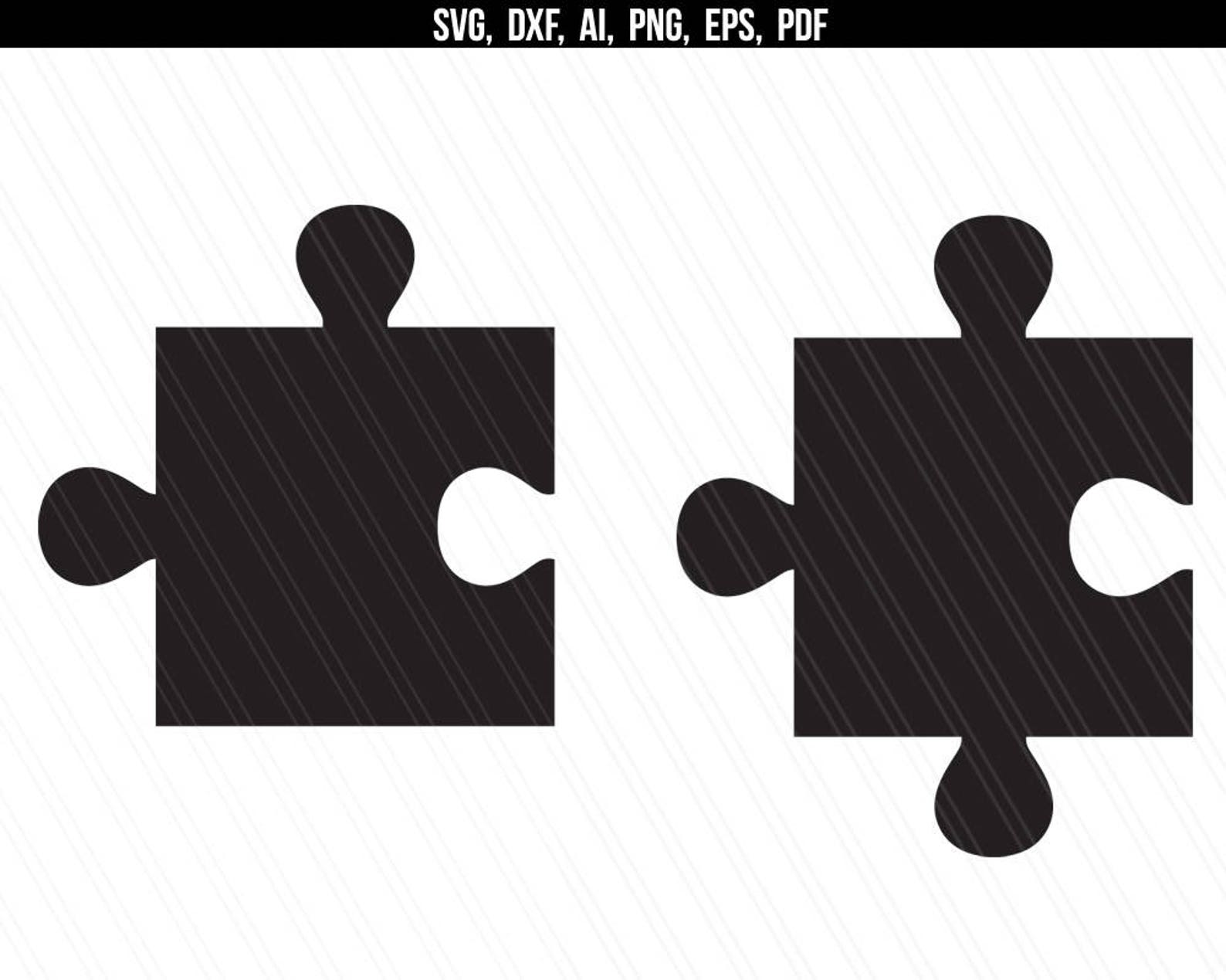 Puzzle Svg, Puzzle Pieces Svg, Puzzle Clipart, Cricut Silhouette Cut ...