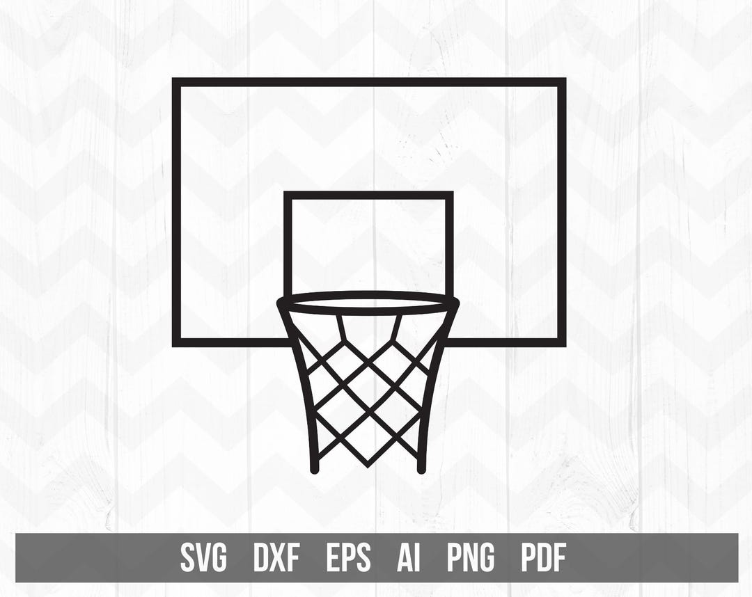 Basketball Hoop Svg, Basketball Backboard Svg, Basketball Hoop Clipart ...