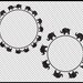 Elephant Circle Monogram Frame Svg, Dxf, Elephant Monogram Svg, Cricut ...