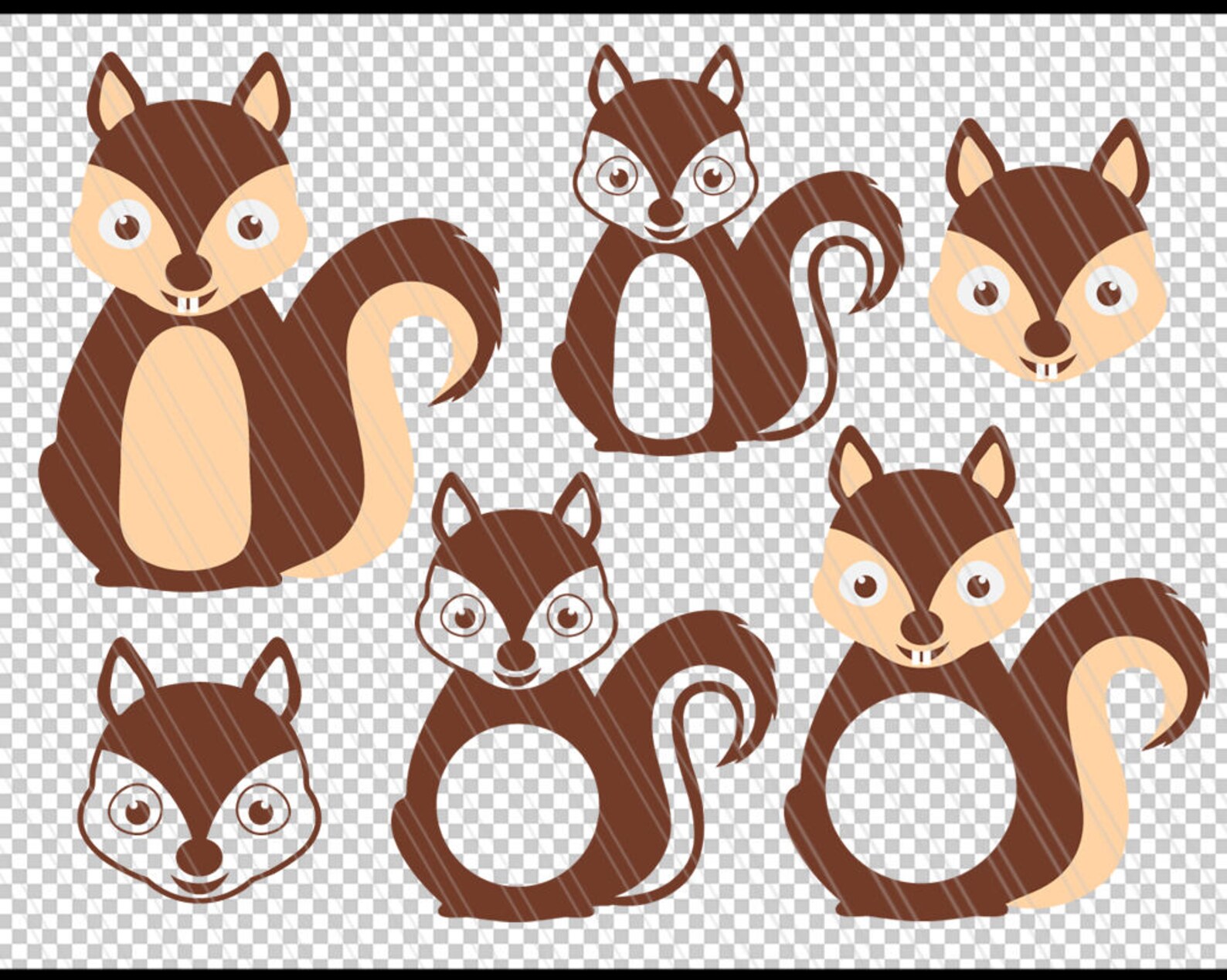 Squirrel Svg, Squirrel Clipart, Squirrel Monogram Svg, Cricut, Animal ...