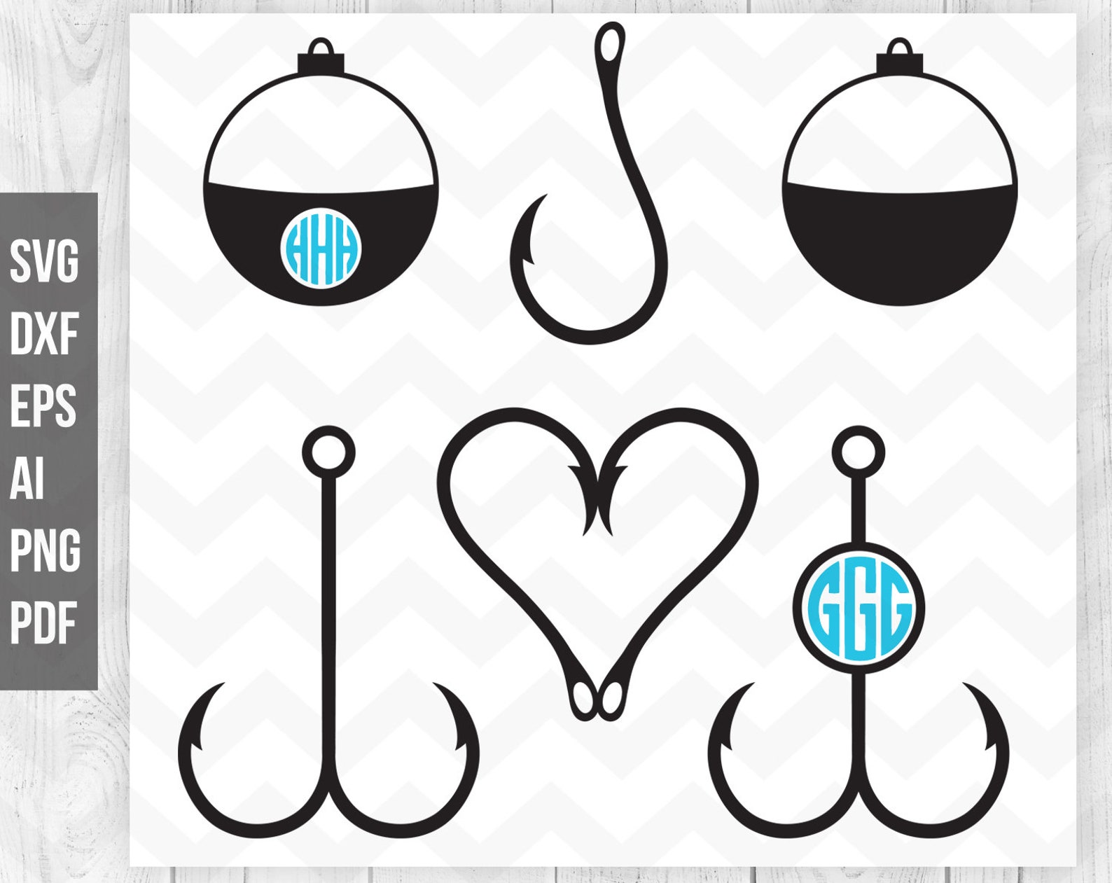 Fishing Bobber Svg Fishing Hook Svg Fishing Svg Bobber | Etsy