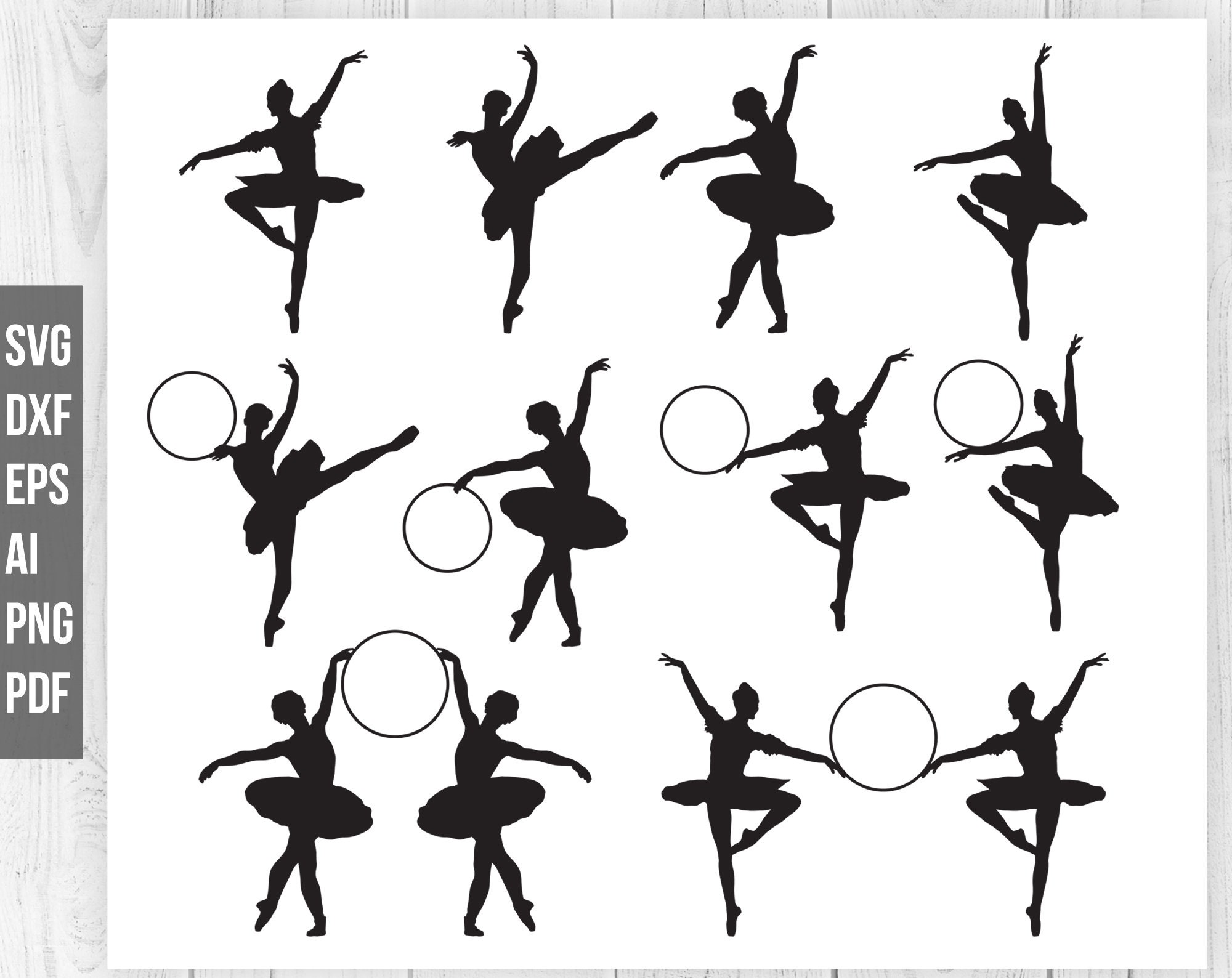 Ballet Svg Bundle Ballerina Svg Ballet Dancer Svg Ballerina - Etsy Hong ...