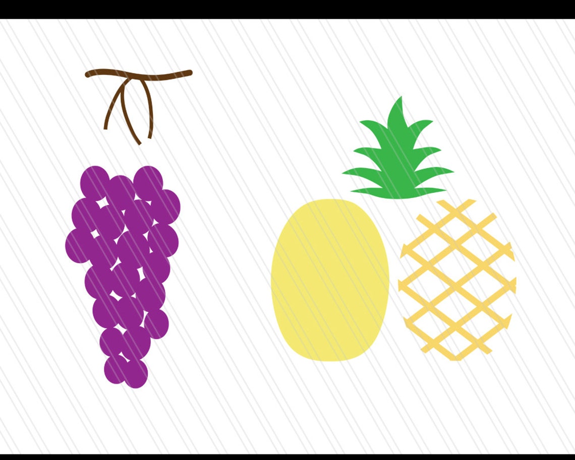 Fruits SVG Cut Files Fruits DXF Fruits Clipart Apple - Etsy