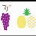 Fruits SVG Cut Files, Fruits DXF, Fruits Clipart , Apple Banana ...