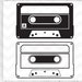 Cassette Tape Svg, Cassette Vector, Audio Cassette Svg, Cassette Vector ...