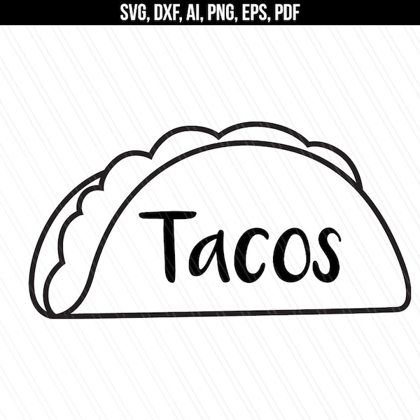 Taco Svg - Etsy