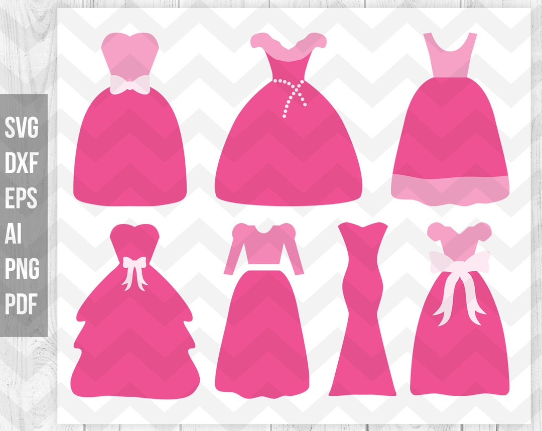 Princess Dress Svg, Wedding Dress SVG, Cinderella Dress ,DXF, Dress ...