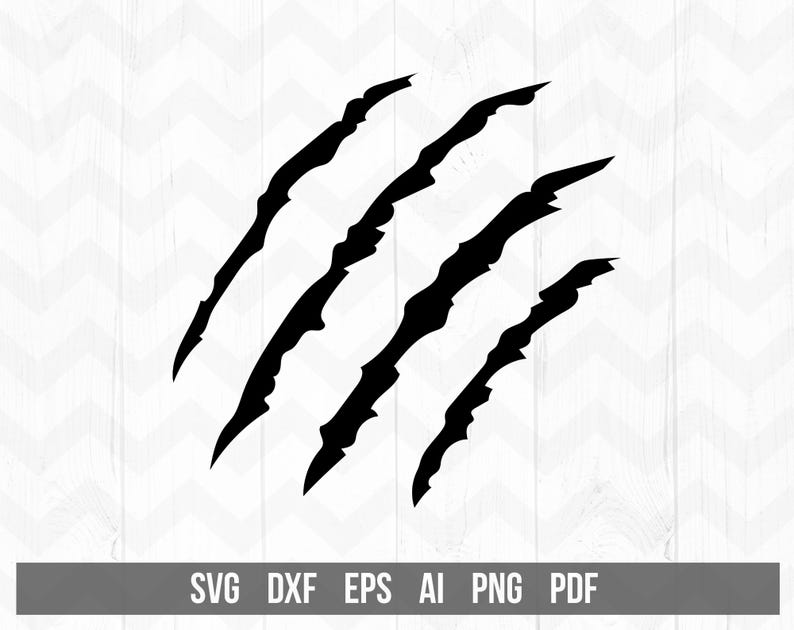 Claw Scratches Svg | Claw Mark Svg | Ripped SVG | Animal Scratch Svg ...
