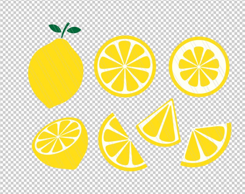 Lemon Svg Lemon Cut Files Lemon Layered Lemon Slice Svg - Etsy