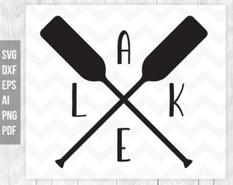 Oars SVG Boat Oars SVG Cross Paddles Svg Lake Svg Crossed - Etsy