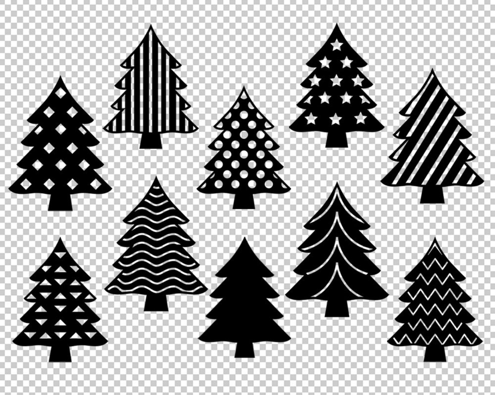 Christmas SVG Christmas Tree Svg Christmas Tree Clipart | Etsy