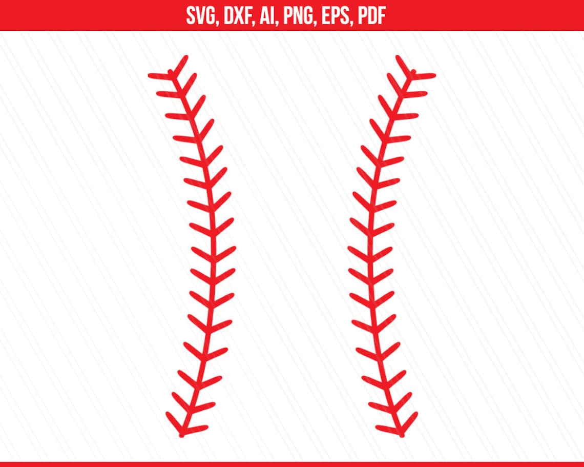 Baseball Stitches Svg Baseball Stitches Monogram Svg Sports - Etsy