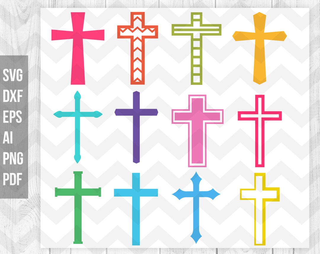 Cross SVG, Cross Clipart, Dxf, Cross Vectors, Christian Cross Svg ...