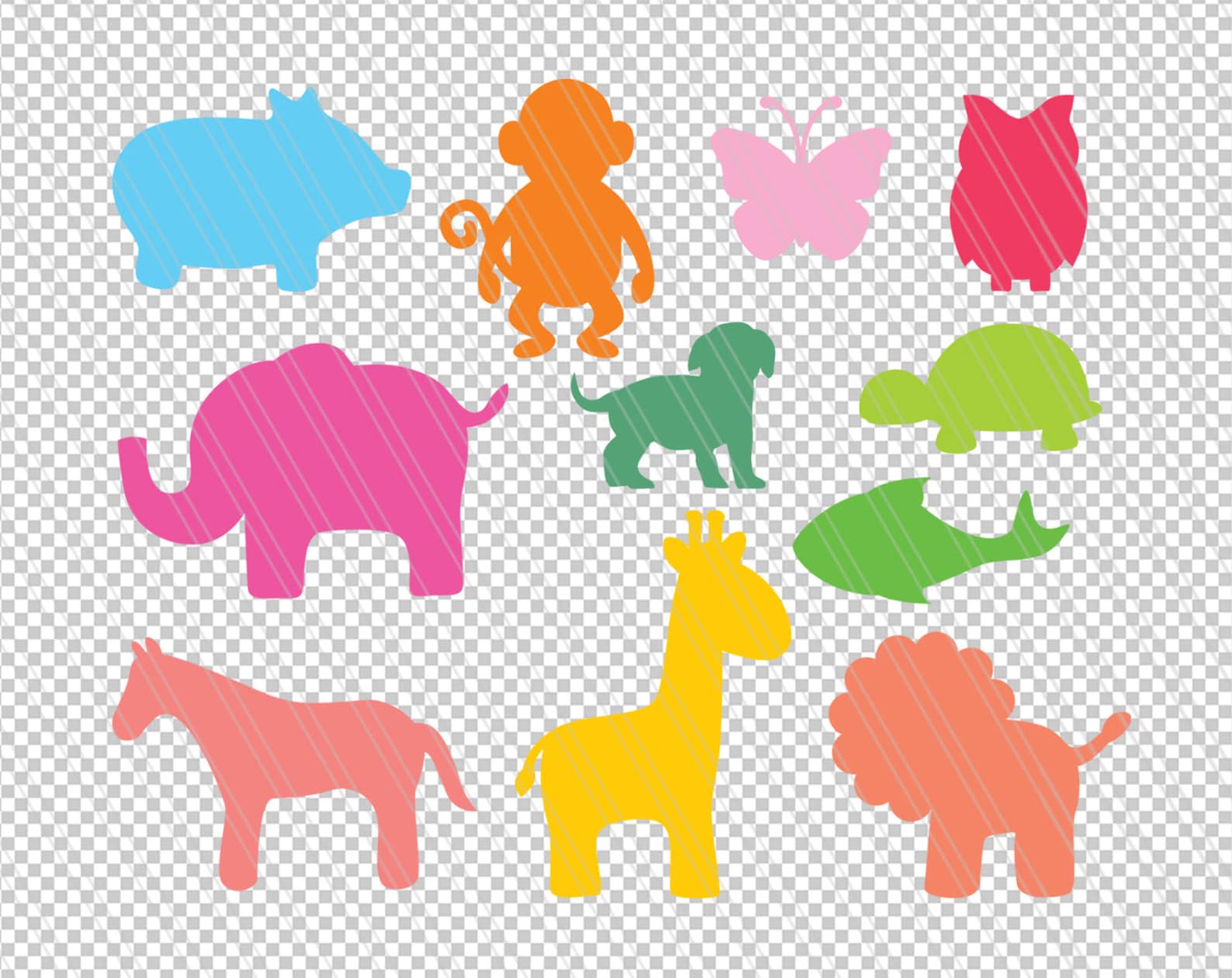 Zoo Animals SVG, Animal Svg, Baby Animal Svg, Animals SVG, Jungle ...