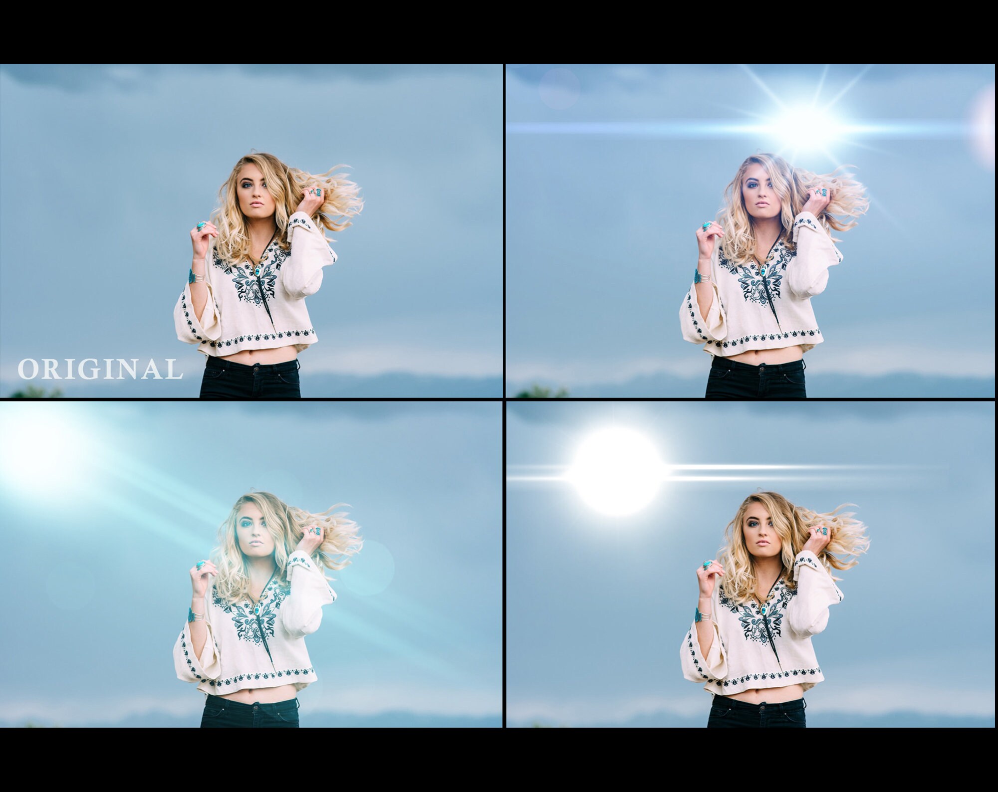 Lens Flare Overlays, Sunlight Texture Overlays, Lens Flare Photoshop ...