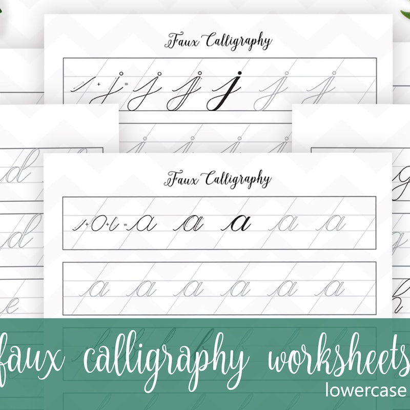 Faux Calligraphy - Etsy