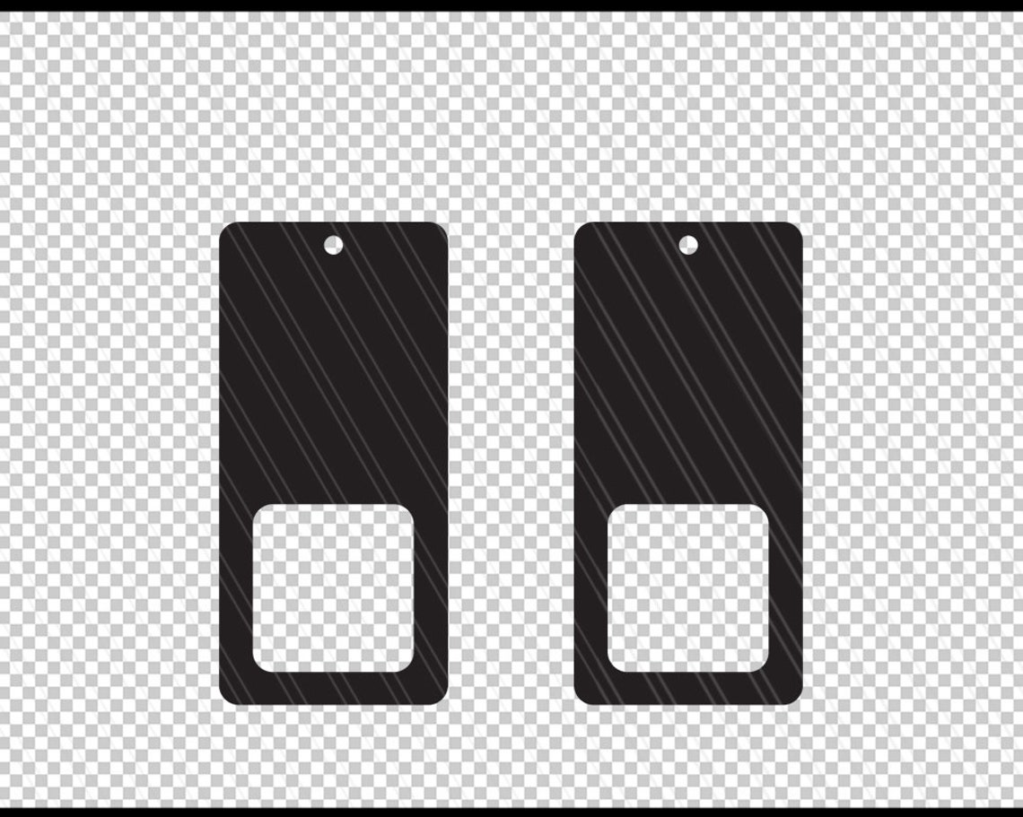 Earrings Svg Rectangular Earring Svg Jewelry Cut Filesfaux - Etsy