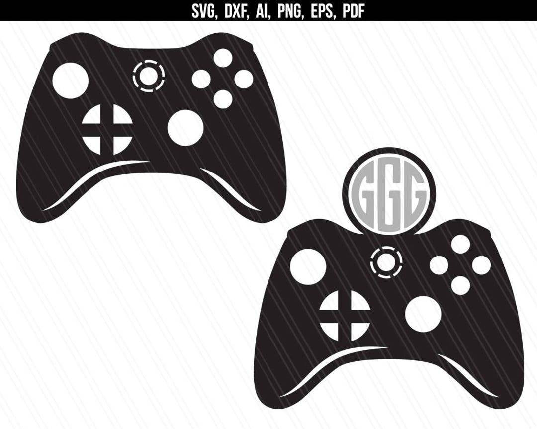 Game Controller Svg, Game Controller Monogram Svg, Video Game ...