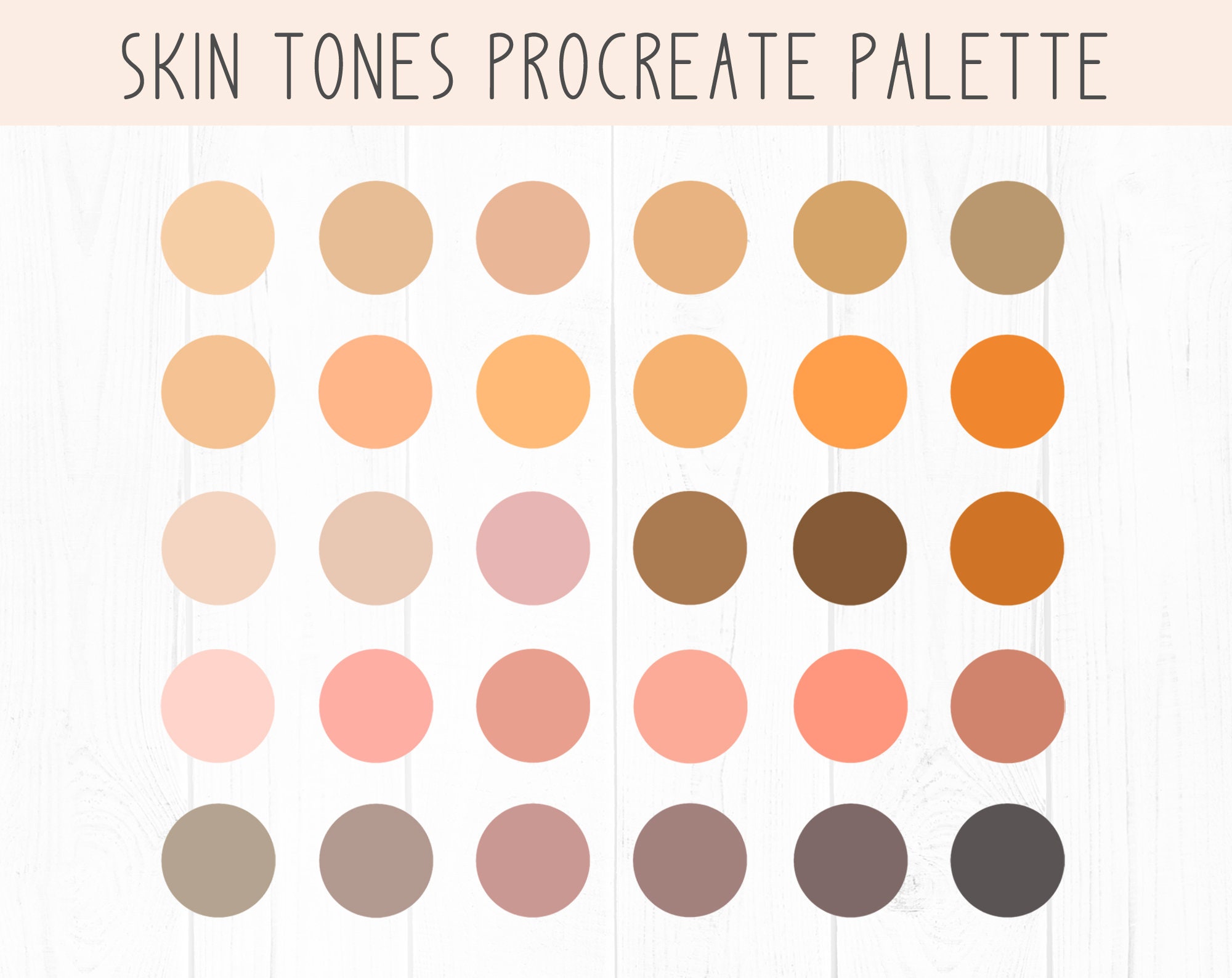 Pale Skin Color Palette