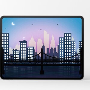 112 Cityscape Procreate Stamp Brushes, City Sky Line Brushes for ...