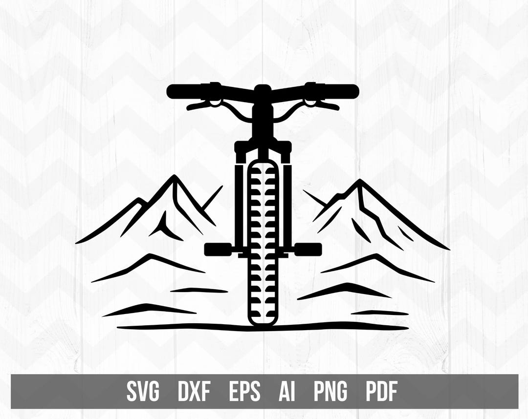 Mountain Bike Svg | Biker Svg | Mountain Bicycle Svg | Mountain Trail ...