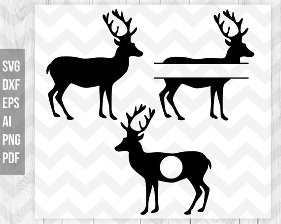 Craft Supplies & Tools Visual Arts png Cameo Cut File ai Clipart Deer ...