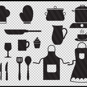 Kitchen Svg, Kitchen Clipart, Cooking Svg, Svg Files for Kitchen ...