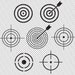 Target Svg, Bullseye Svg, Dart Svg, Bull's Eye Svg, Shooting Target Svg ...