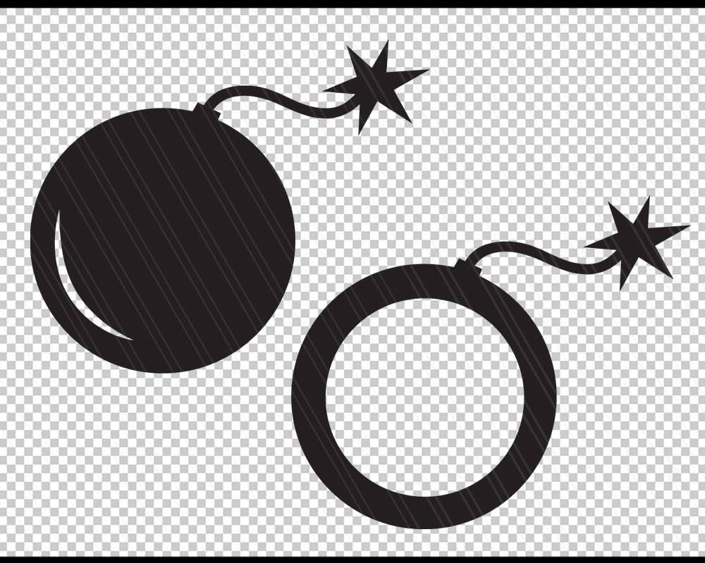Bomb Svg Bomb Monogram Svg Bomb Vector Clipart Cricut - Etsy