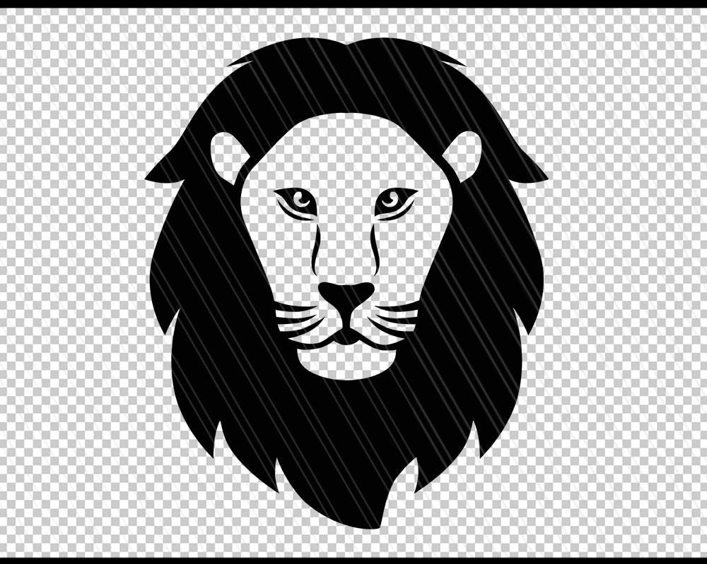 Lion Svg Lion Head Svg Dxf Cutting Files Lion Clipart - Etsy