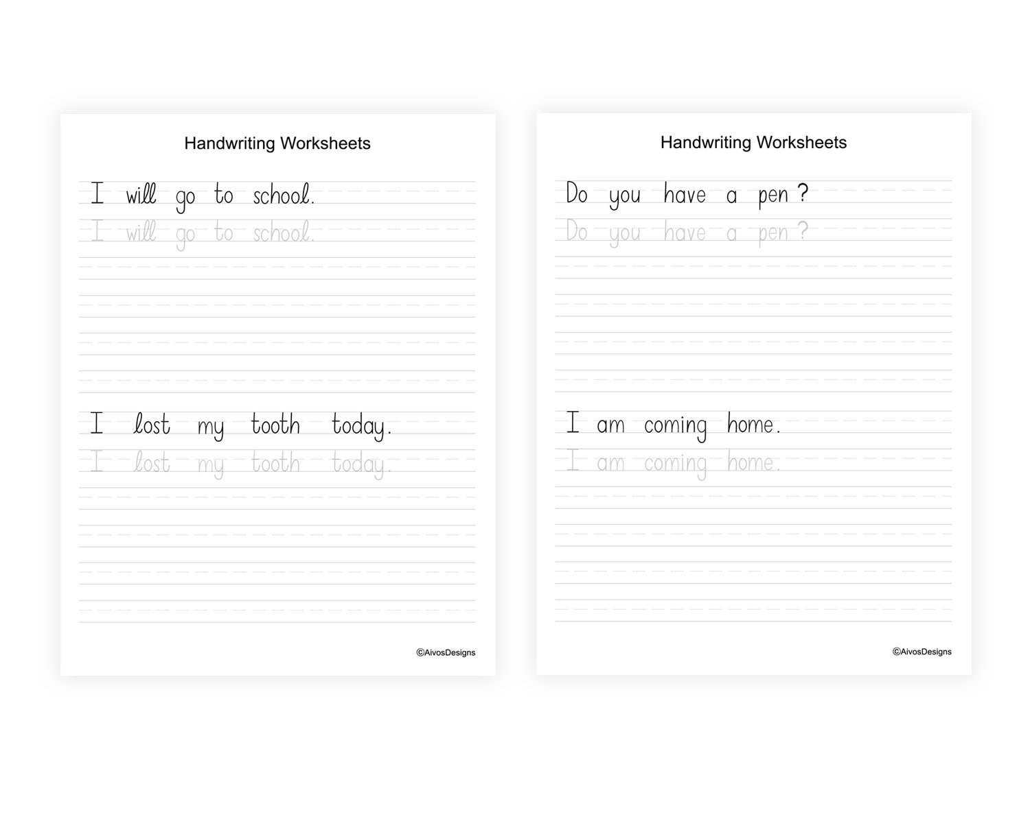 Hand Writing Worksheets English Writing Practice Etsy hand-writing-worksheets-english-writing-practice-etsy