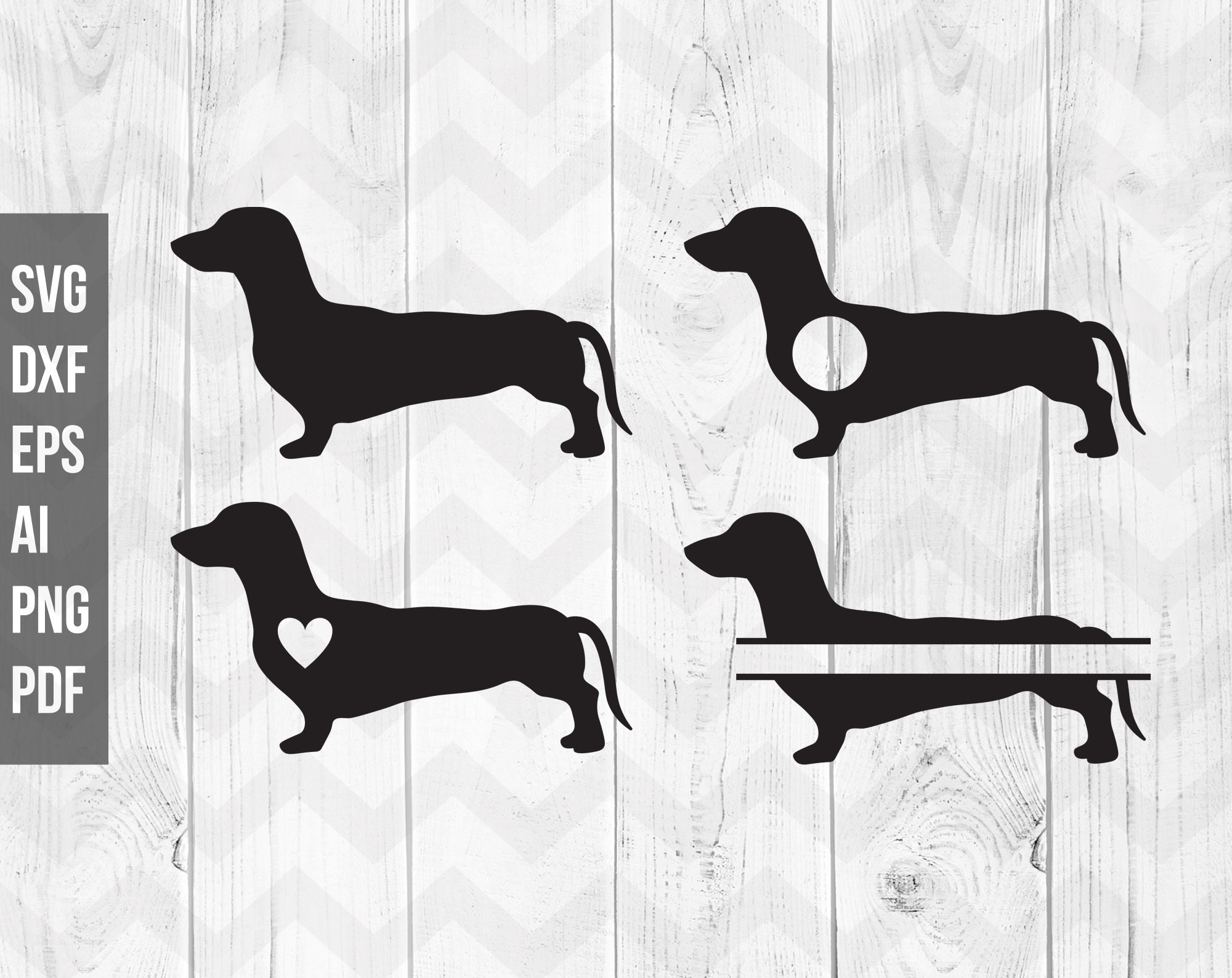 Dachshund Svg Dog Svg Dog Lover Svg Dachshund Dog Clipart | Etsy