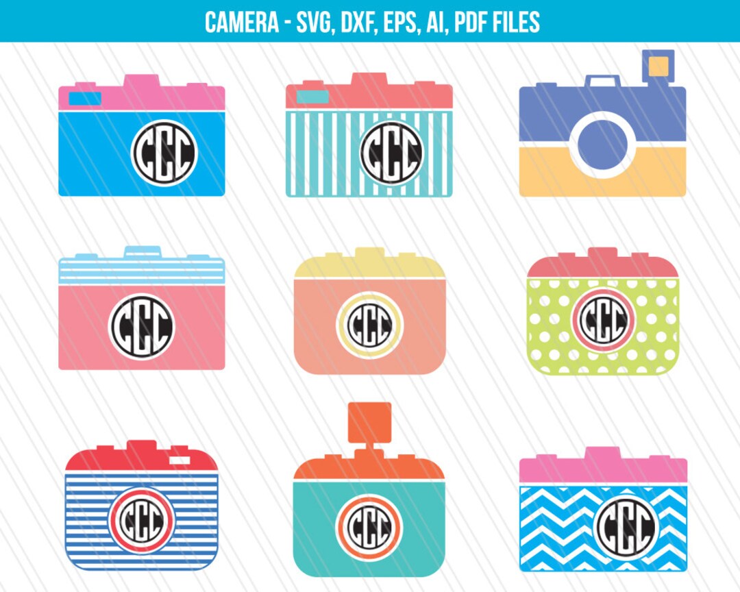 Camera SVG, Camera Dxf, Svg Cutting Files, Camera Clipart, Camera ...