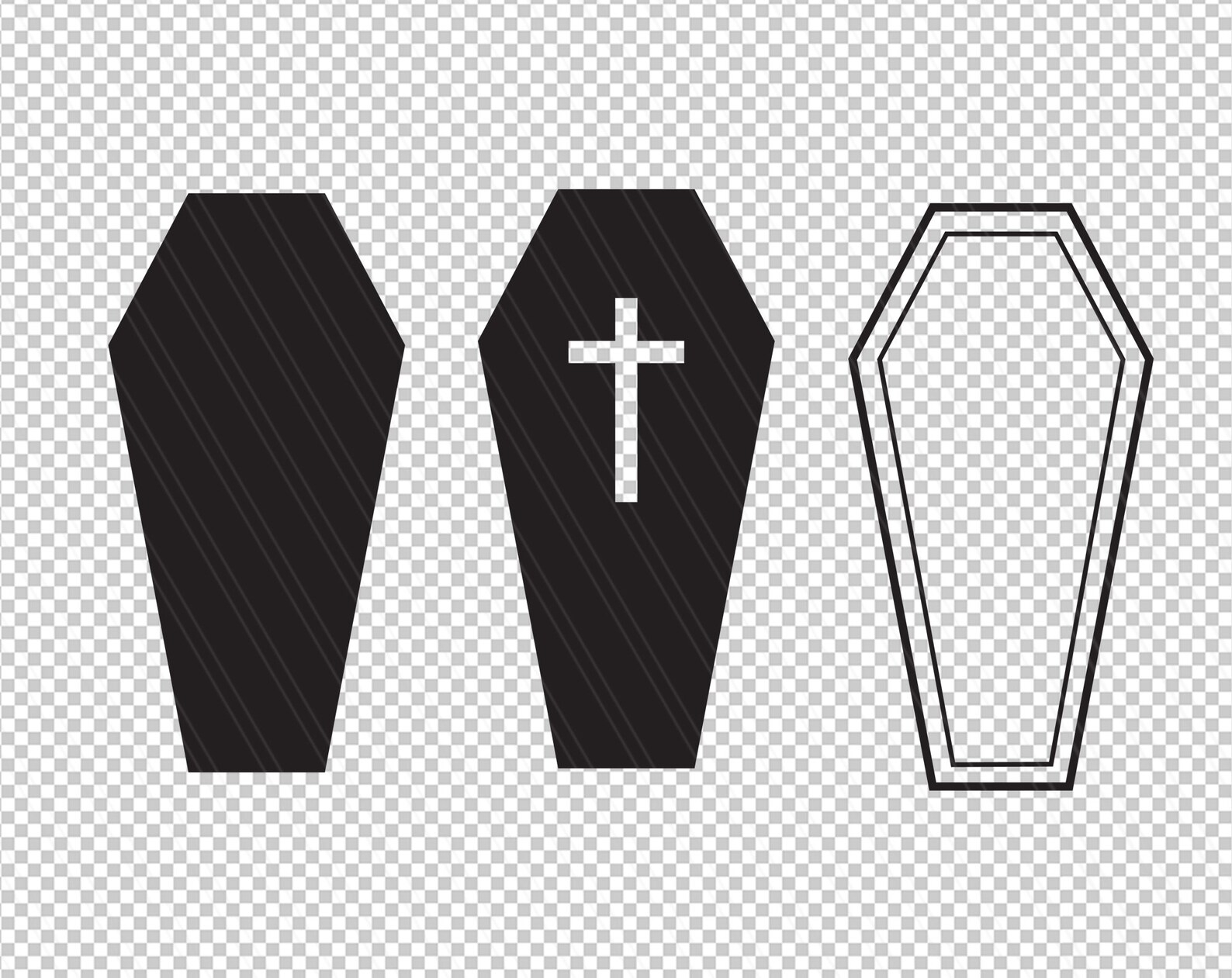 Coffin Svg, Halloween SVG, Coffin Casket Clipart, Coffin Vector Files ...